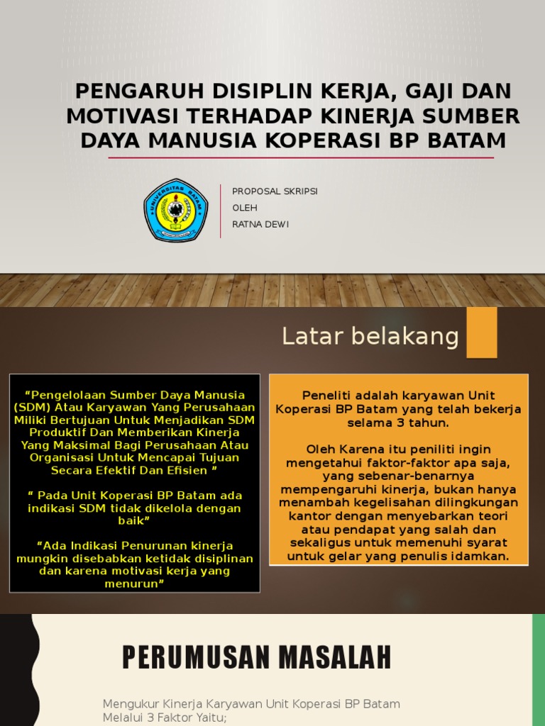 Contoh PPT Sidang Proposal | PDF