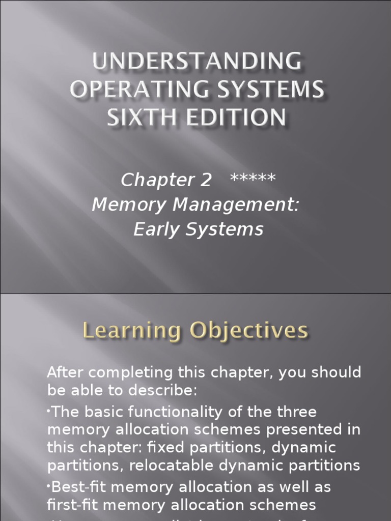 PPT ch02 | PDF | Operating System | Computer Data Storage