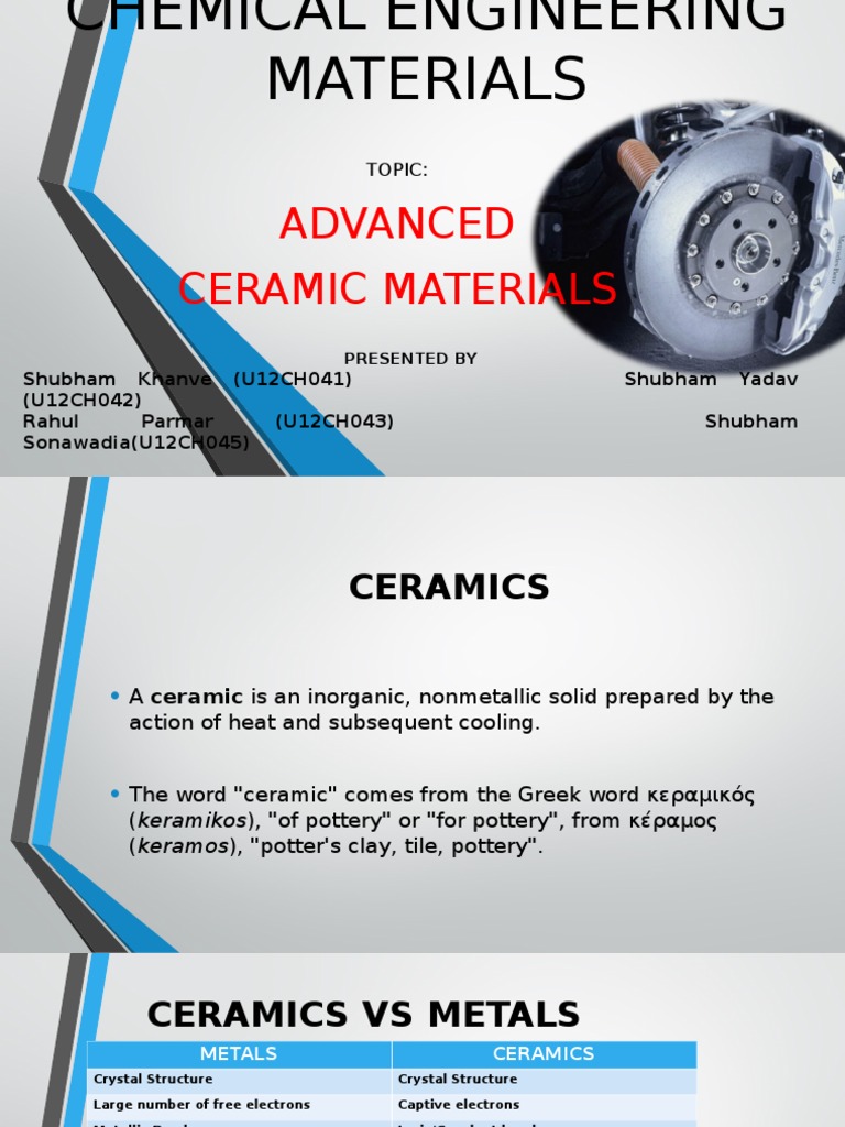 Ceramics PPT CEM | Download Free PDF | Ceramics | Zirconium Dioxide