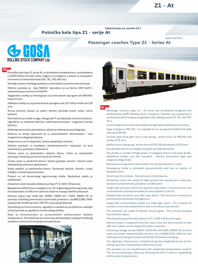 Z1 Passenger Coaches | PDF