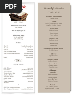 Sabbath School Program | PDF