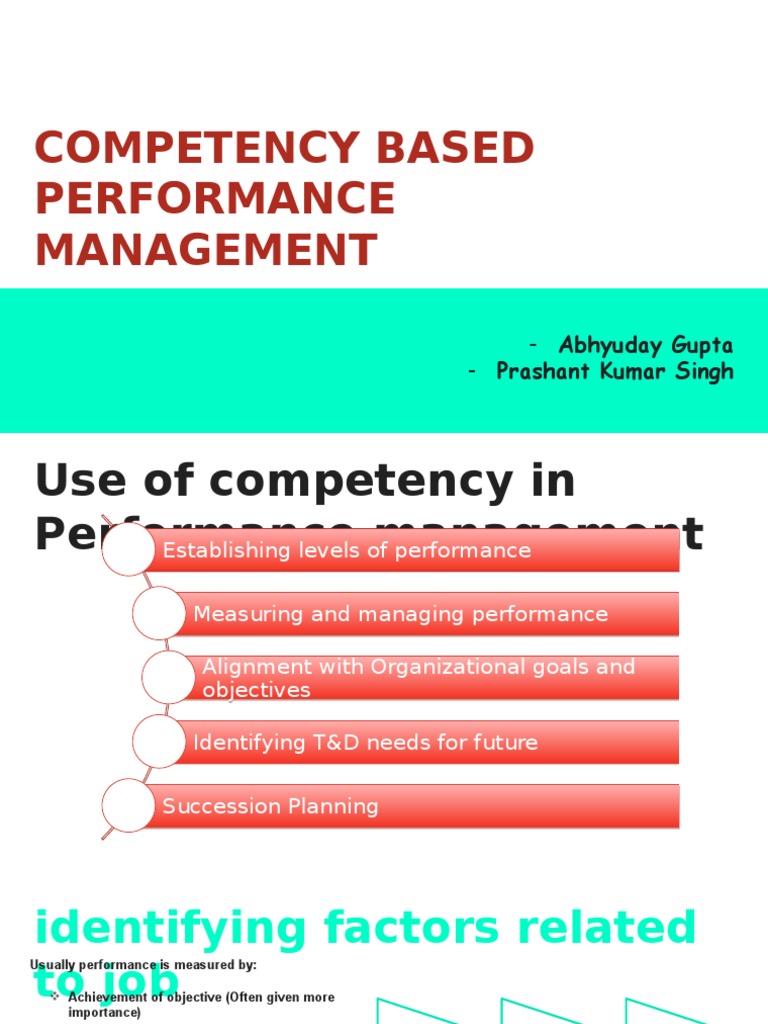 Competency Based Performance Management | Download Free PDF | Competence (Human Resources ...