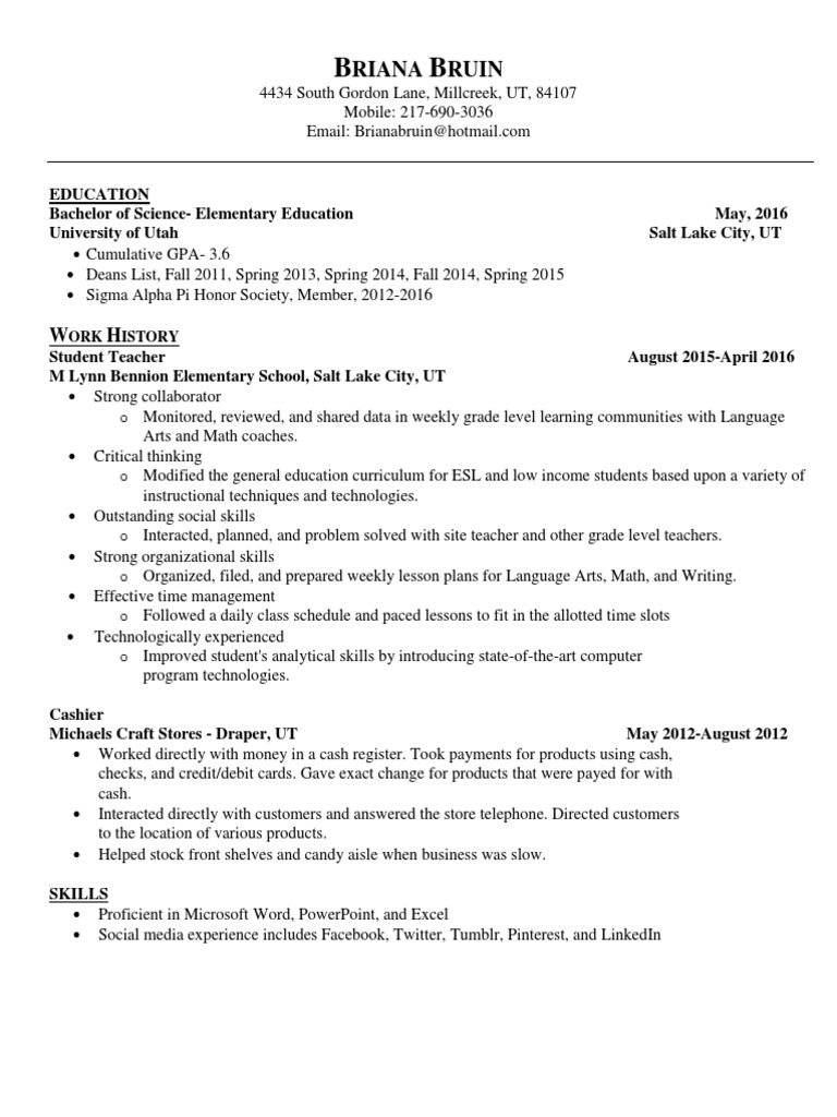 My Resume | PDF