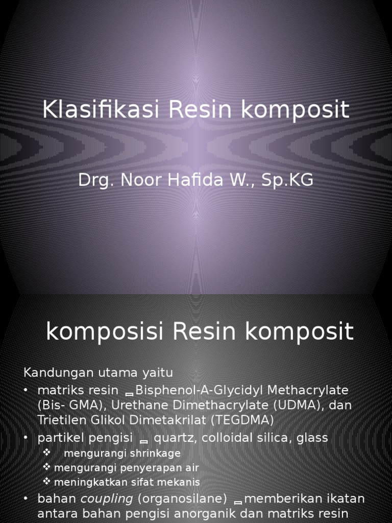 Resin Komposit | PDF | Sains & Matematika