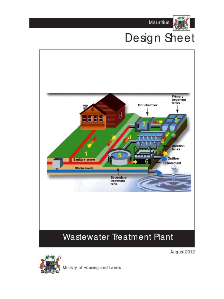 Design Sheet | PDF | Sewage Treatment | Wastewater