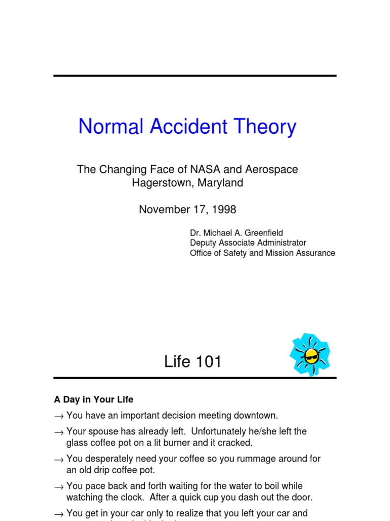 Normal Accident Theory | Reliability Engineering | Business