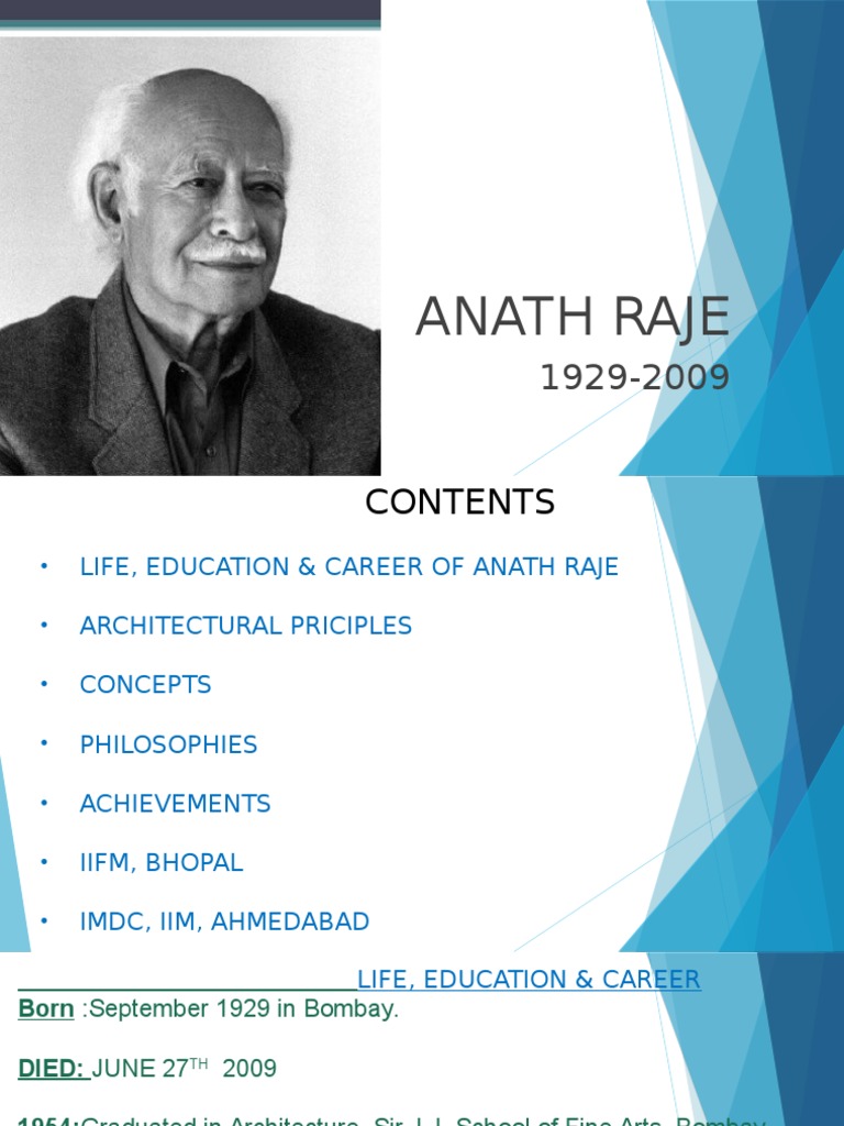 Ananth Raje | PDF | Architectural Design | Architecture