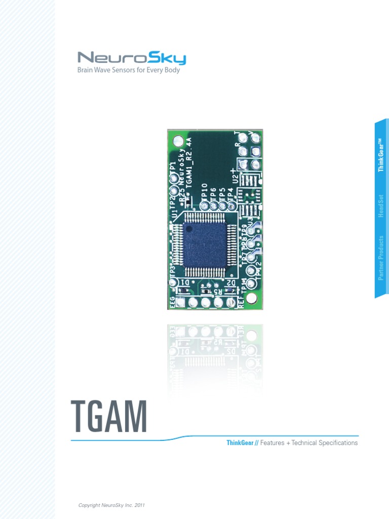 TGAM Datasheet | Electroencephalography | Electronic Engineering
