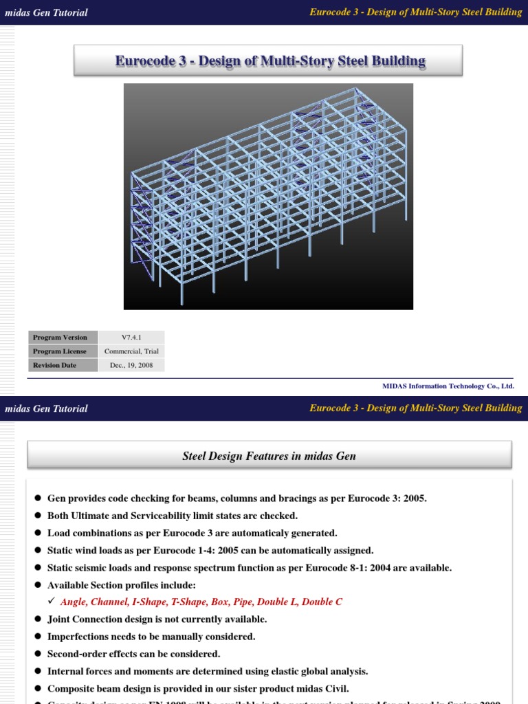 Steel Design EC3 | PDF | Technology & Engineering