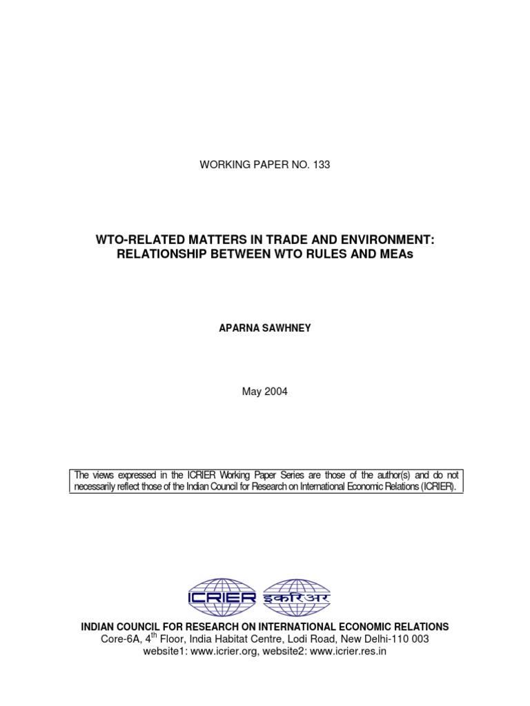 Gatt & Wto | PDF | World Trade Organization | General Agreement On ...