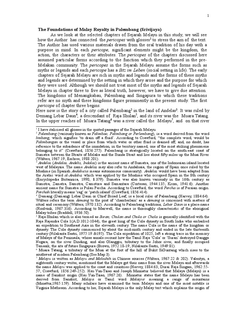 The Origins of Malay Royalty: Myths, Legends and the Founding of ...