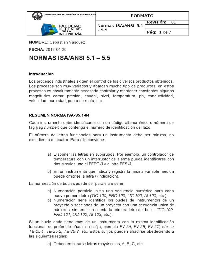 Normas ISA | PDF | Informática y tecnología de la información | Science
