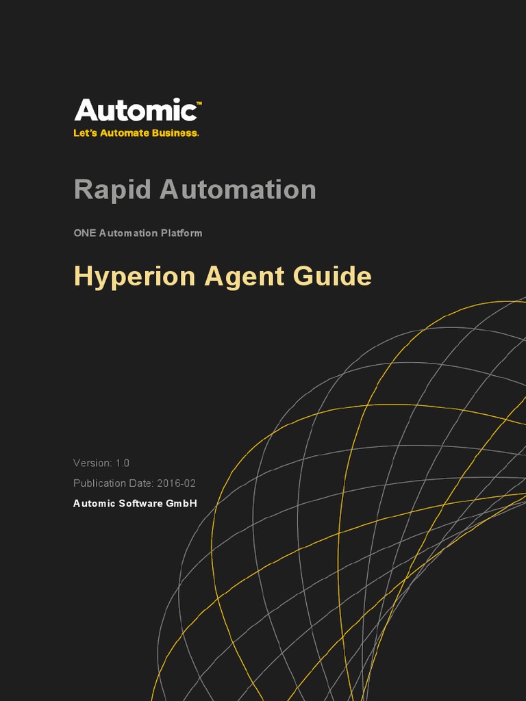RA - hyperionFM 1 0 0 Hyperion 1.0 AGENT GUIDE en | PDF | File Format | Java (Programming Language)