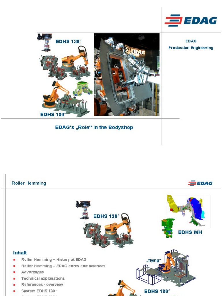 Robot Roller Hemming - 1 | PDF