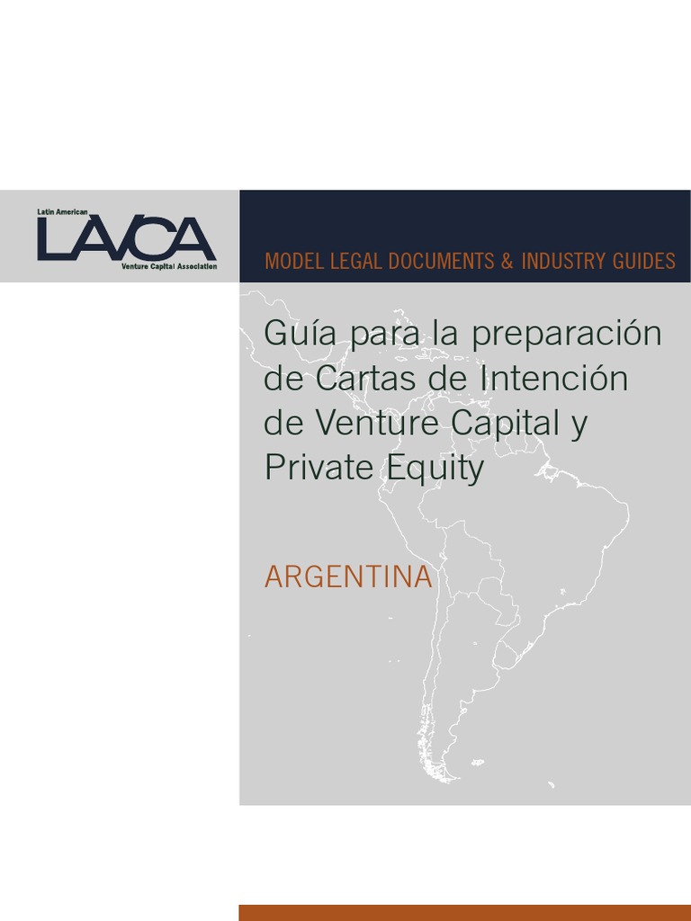 Cartas de Intencion de Venture Capital y Private Equity | PDF ...