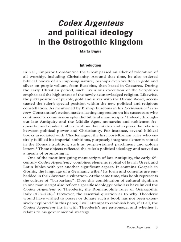 Codex Argenteus PDF | PDF | Roman Empire