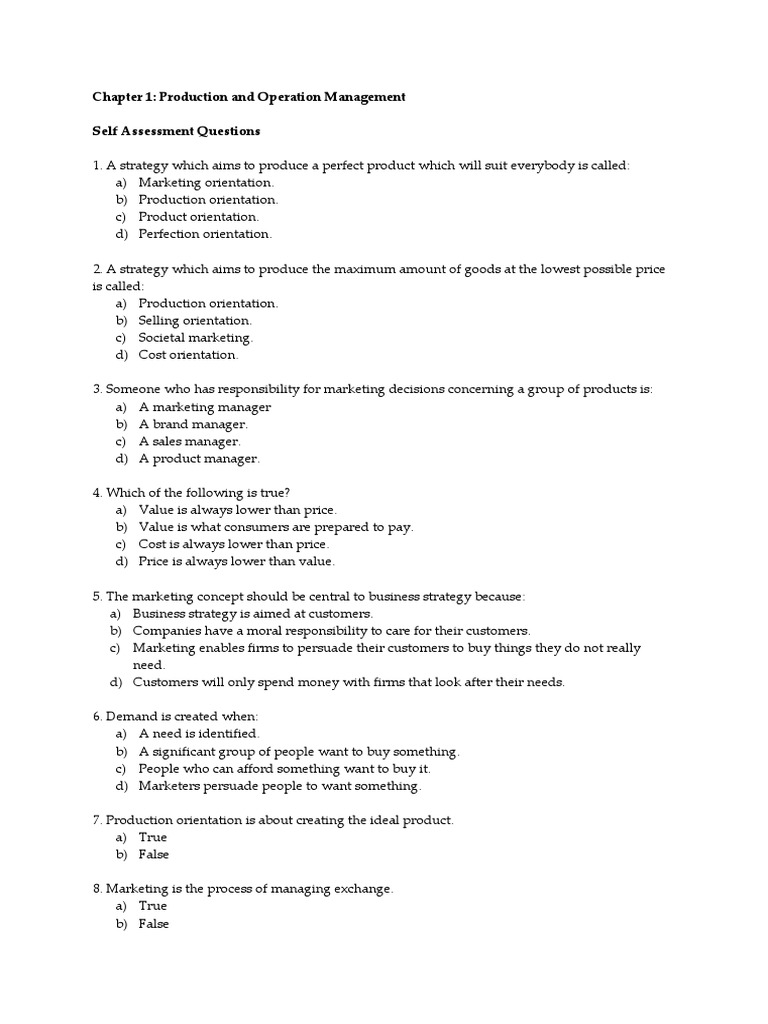 Production and Operation Management | PDF | Inventory | Supply Chain ...