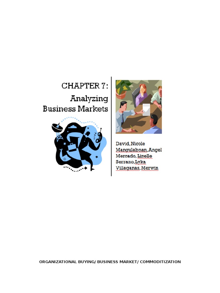 Analyzing Business Markets | PDF | Sales | Demand Analyzing Business Markets | PDF | Sales | Demand