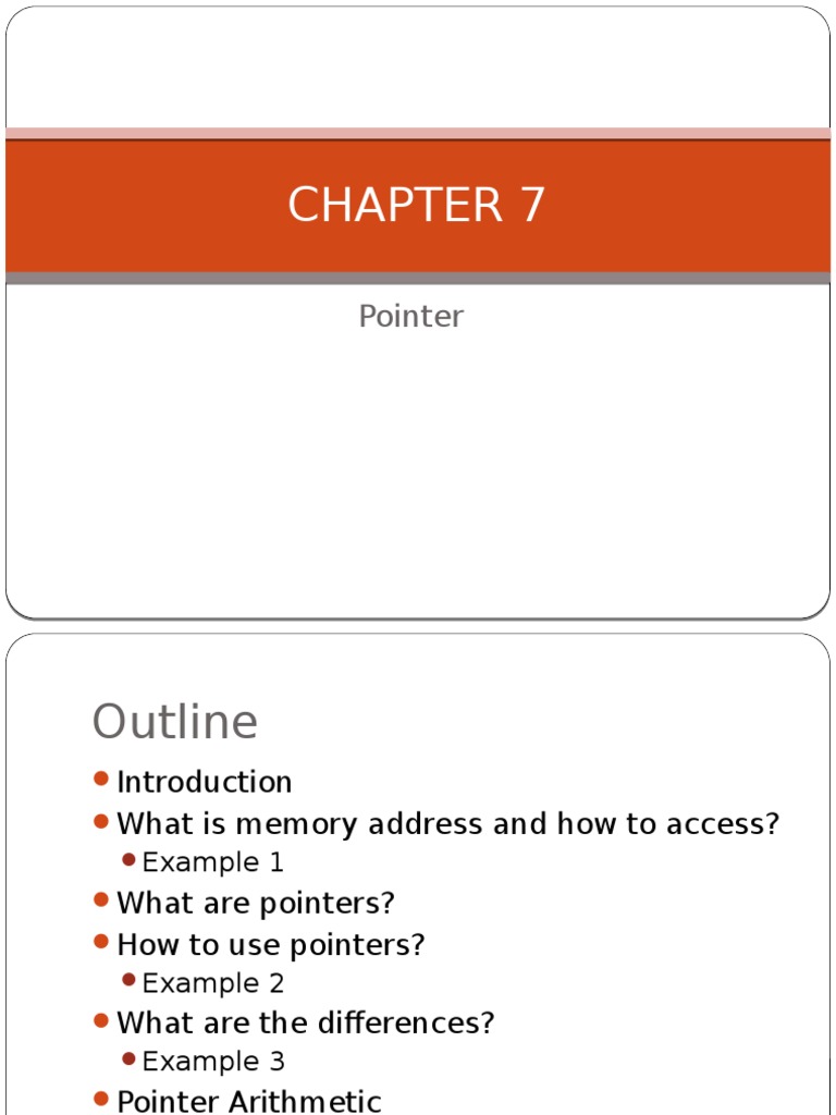 Chapter 7 Pointers Unimap | PDF | Pointer (Computer Programming ... Chapter 7 Pointers Unimap | PDF | Pointer (Computer Programming ...