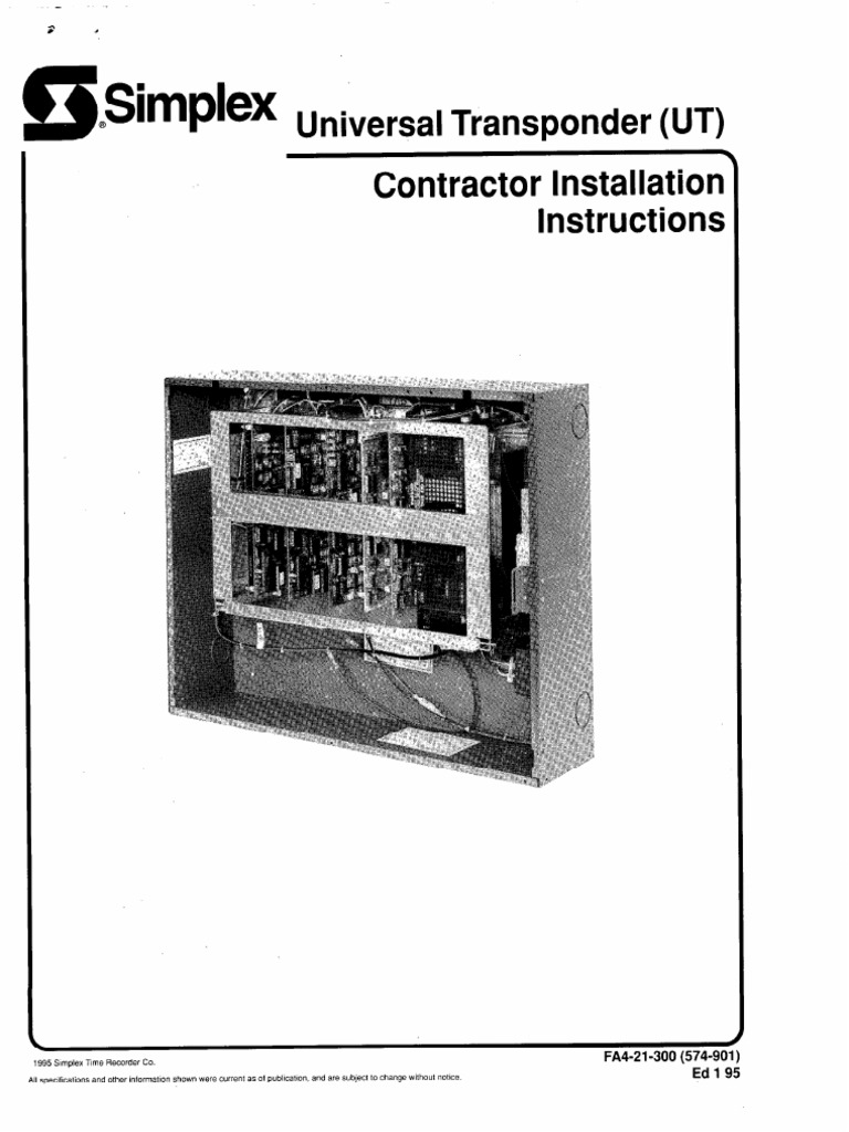 UT Contractor Installation | PDF | Electrical Wiring | Amplifier