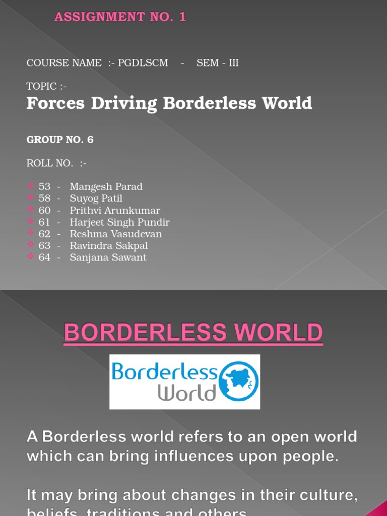 Logistics in Global - Borderless World | PDF