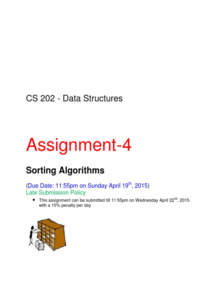 Assignment-4: CS 202 - Data Structures | PDF | Array Data Structure | Algorithms