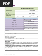 PPE Request Form | PDF