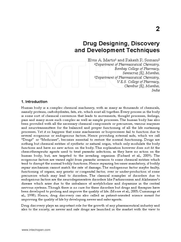 Drug Design | PDF | Docking (Molecular) | Force Field (Chemistry)