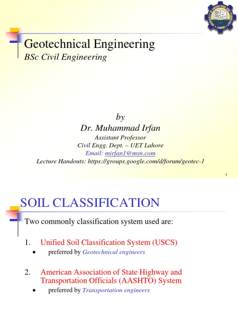 Soil Classification Systems | PDF | Sand | Silt