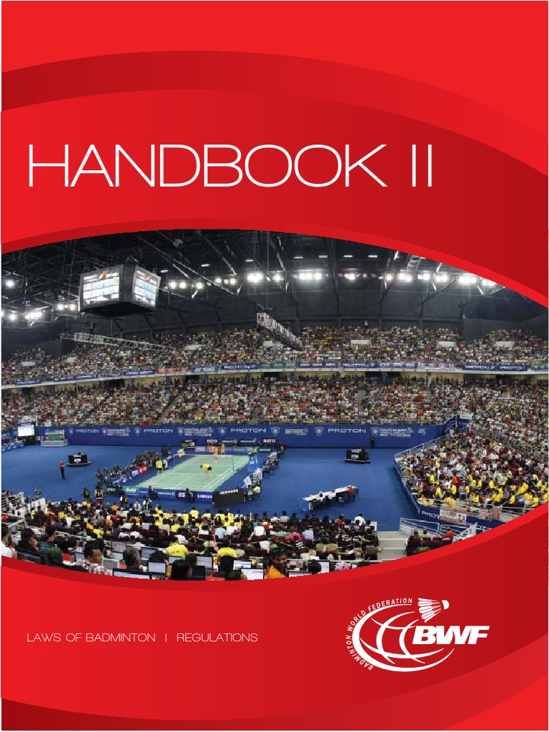 Handbook II Laws of Badminton BWF | PDF | Referee | Sports