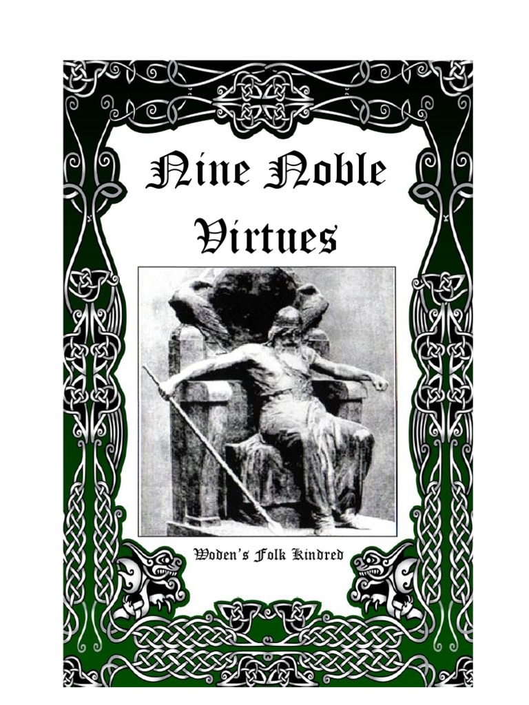 Nine Noble Virtues Pamphlet | PDF | Heathenry (New Religious Movement ...