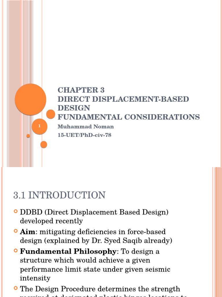 Chapter 3 Direct Displacement Based Design | PDF | Strength Of Materials | Stiffness