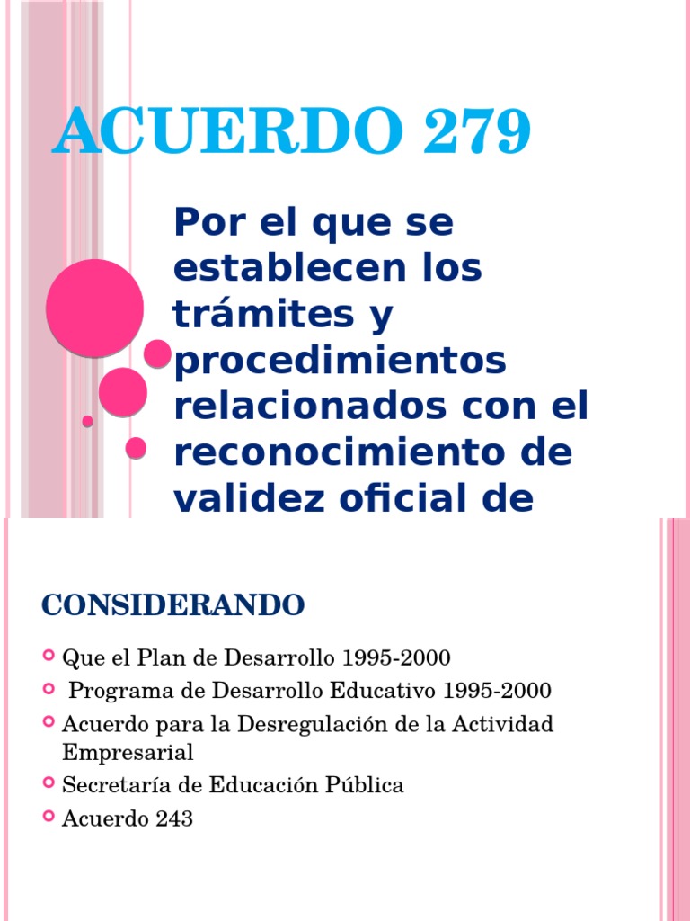 acuerdo-279 | Titulo academico | Modificación de comportamiento