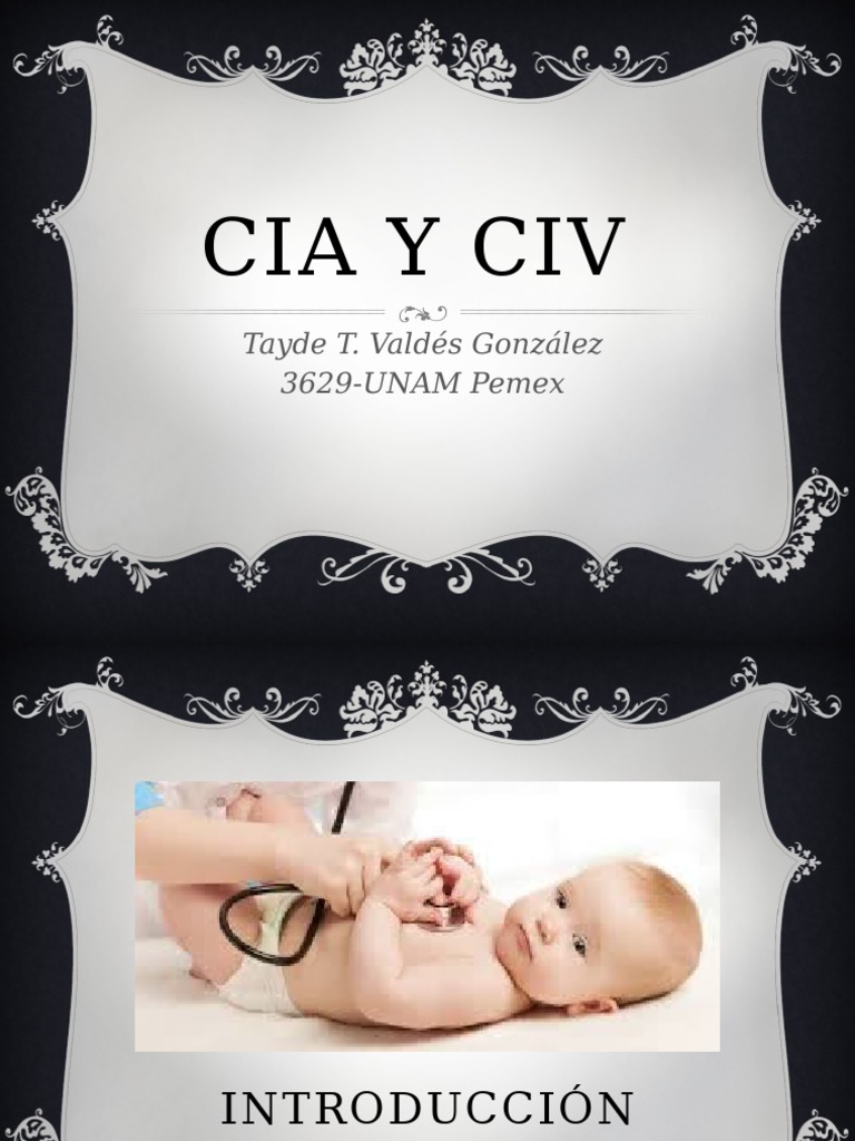 CIA y CIV | PDF | Insuficiencia cardíaca | Medicina CLINICA