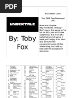 Undertale OST Full Sheet Music | PDF
