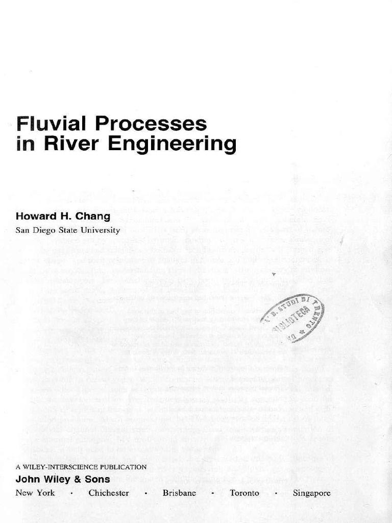 Fluvial Processes in River Engineering Content | PDF | River | Chemical ...