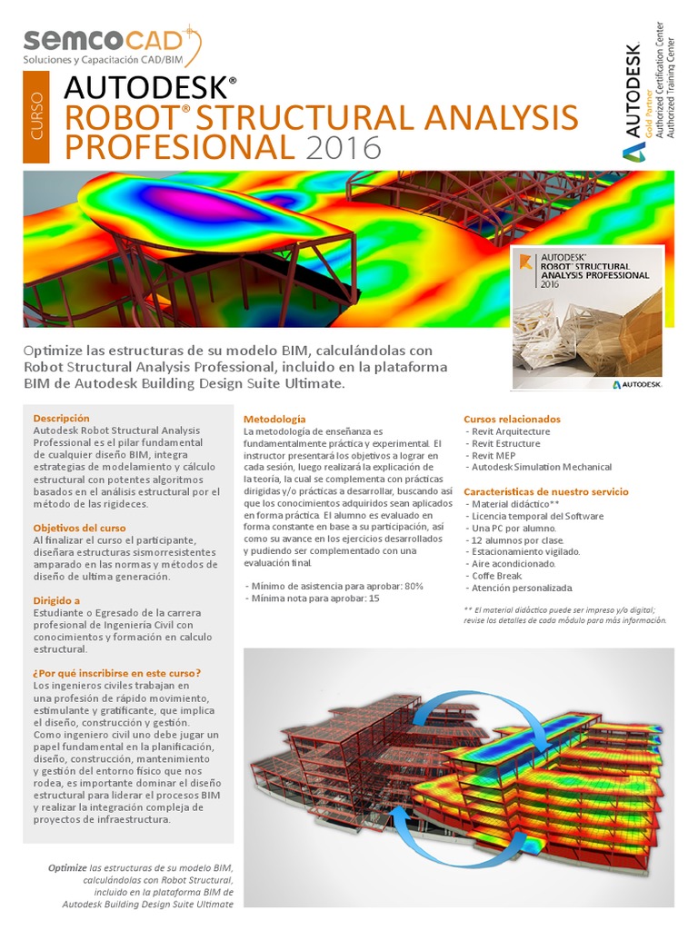 Autodesk Robot Brochure Semco 2016 Web | PDF | Autodesk Revit ...