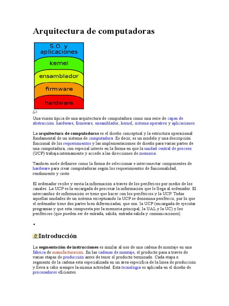 Arquitectura de Computadoras | PDF | USB | Bios