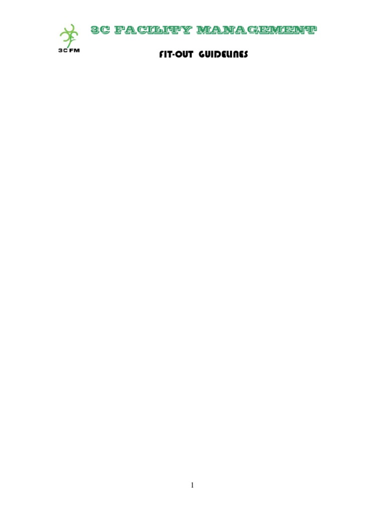 Fit Out Guidelines | PDF | Volatile Organic Compound | Green Building