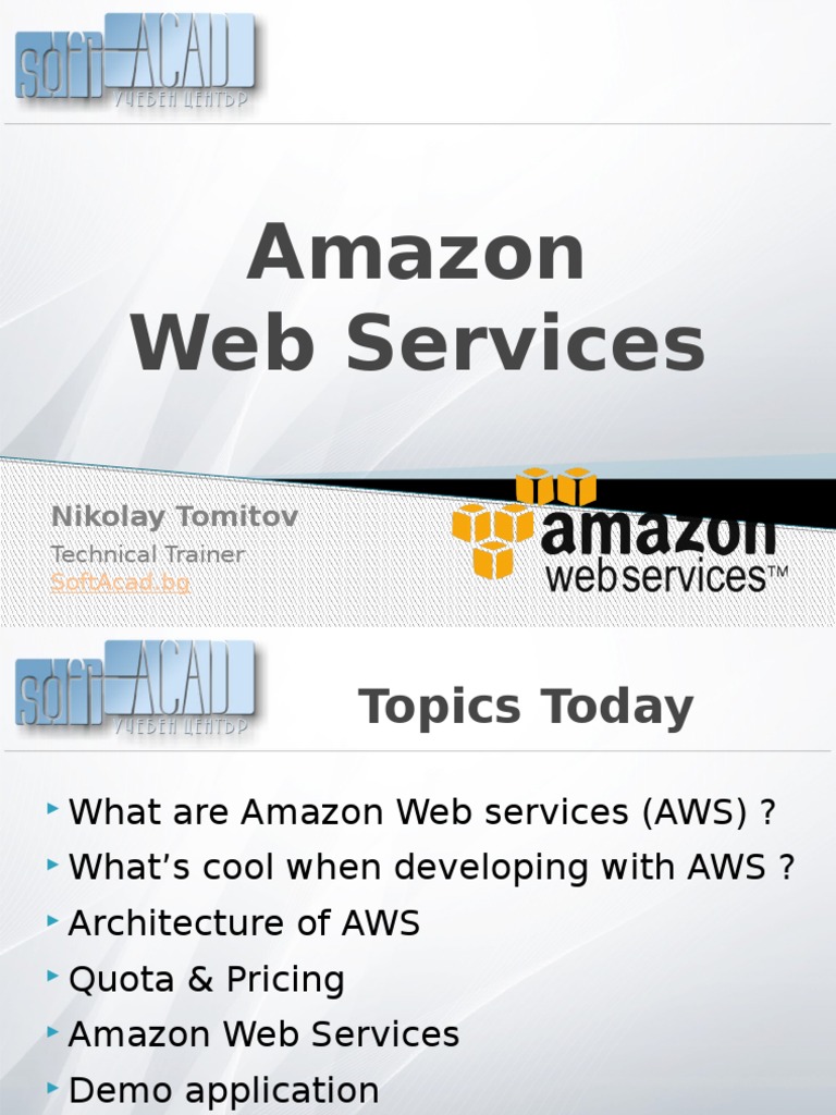 Amazon Web Services | PDF | Amazon Web Services | Cloud Computing