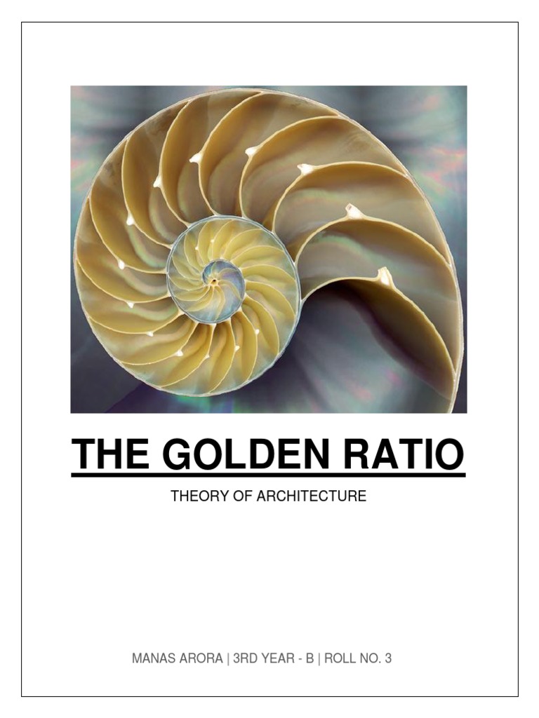 The Golden Ratio | PDF | Ratio | Teaching Mathematics