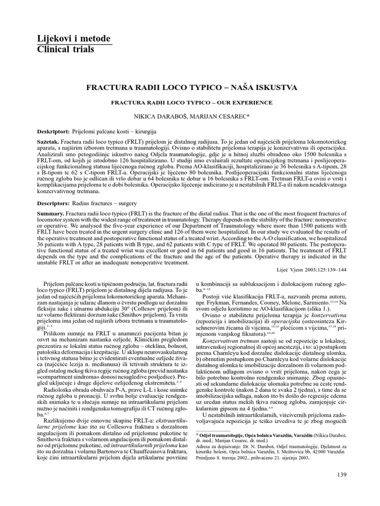 Actura Radii Loco Typico | PDF