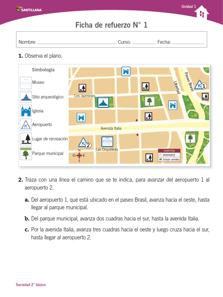 Actividades de Geografía 2° Básico | PDF | Agitación | Violencia