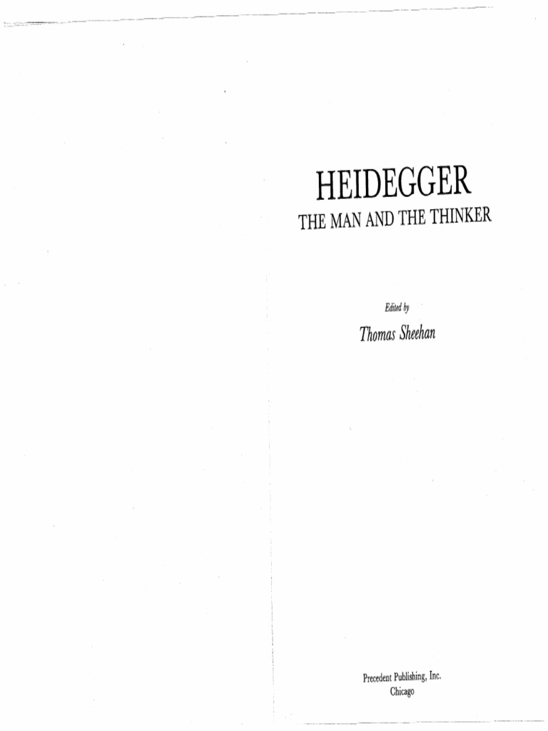 Martin Heidegger - Why Do I Stay in The Provinces | PDF