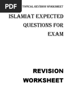 How To Write An Answer in Islamiyat 2058 | PDF | Career & Growth