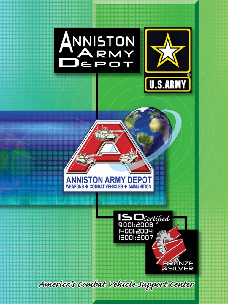 Anniston Army Depot Brochure | Numerical Control | Quality (Business)