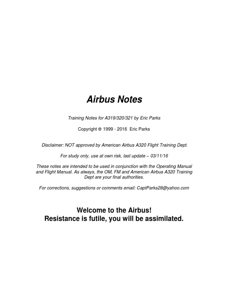 Airbus Notes | PDF
