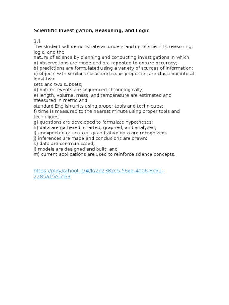 Understanding Scientific Investigation | PDF | Computers