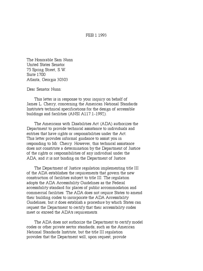 US Department of Justice Civil Rights Division - Letter - Tal264 | PDF ...