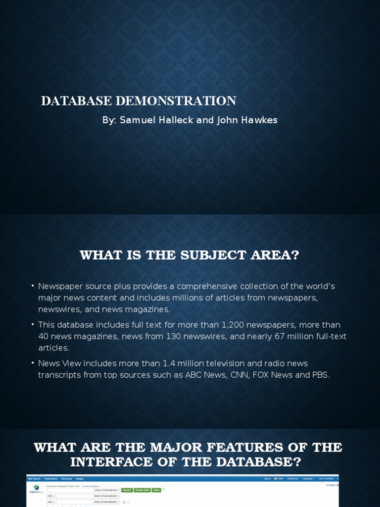 Comprehensive Guide to Newspaper Source Plus | PDF